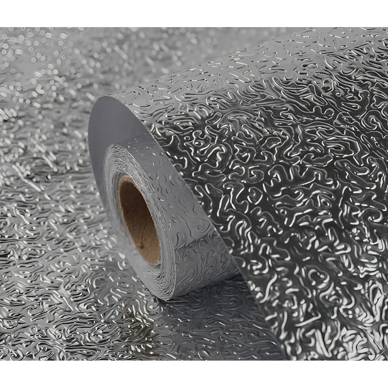 Folie de aluminiu autoadeziva, protectie bucatarie, 60 x 300 cm - eMAG.ro