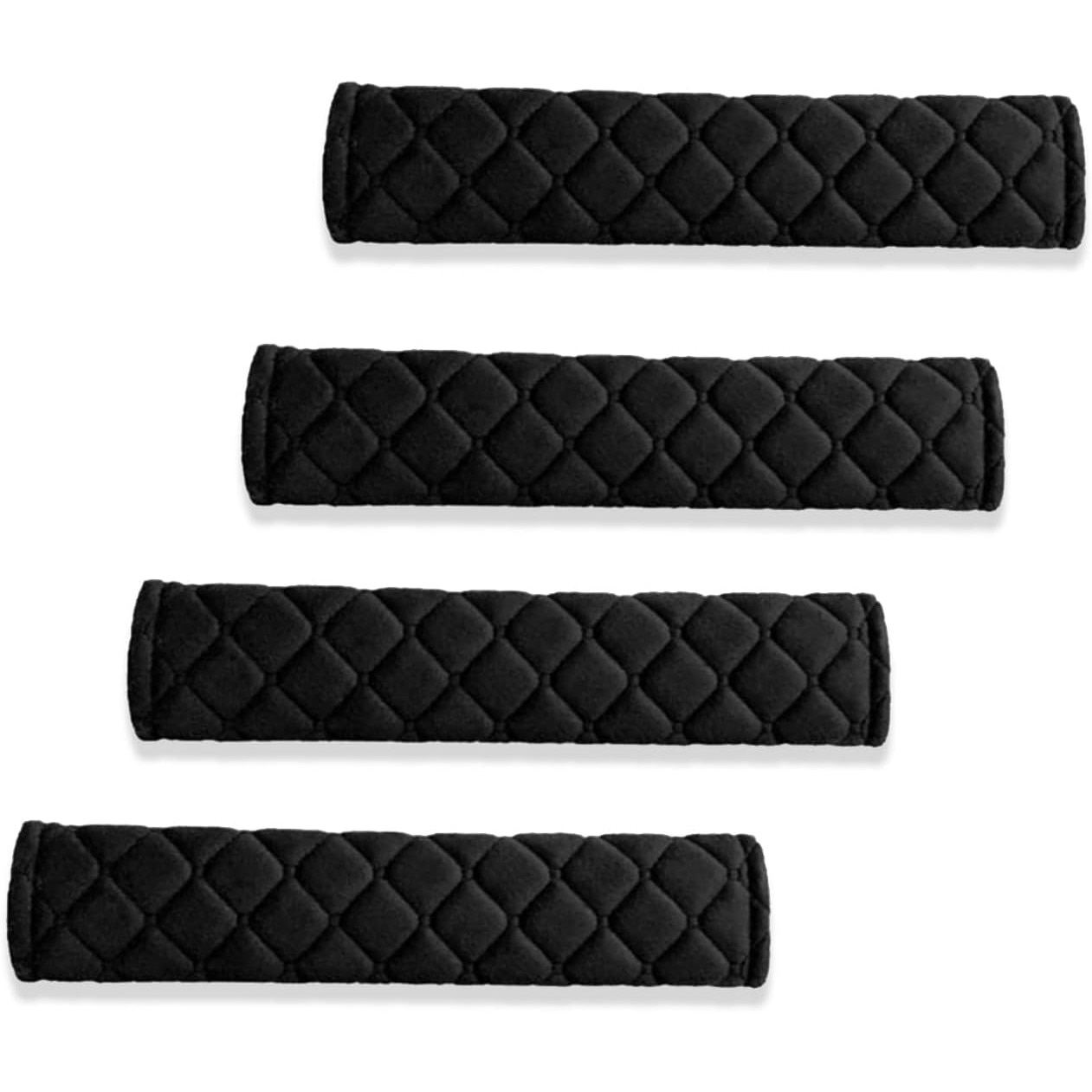 Set 4 protectii pentru centura auto, JENUOS®, 26 x 6cm, Negru - eMAG.ro