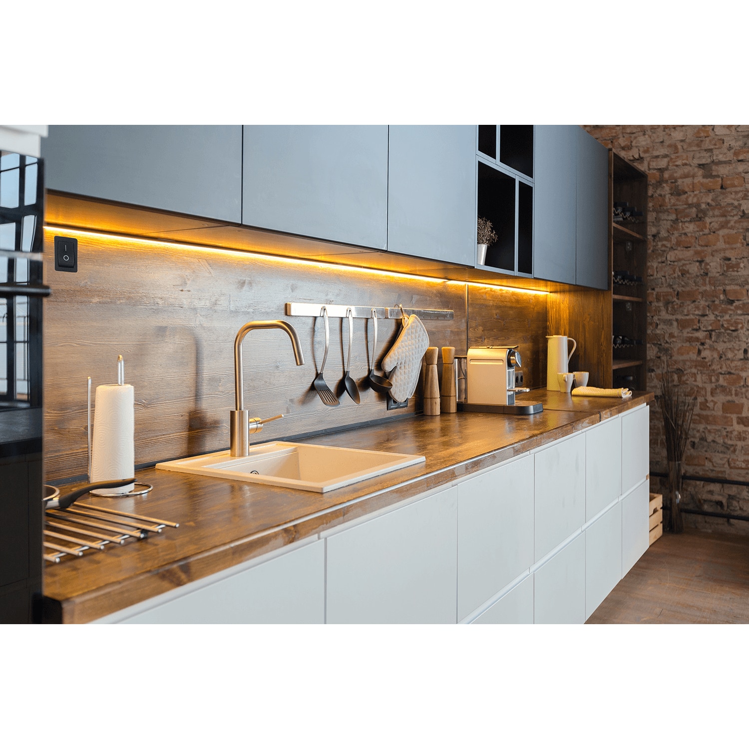 Intrerupator de mobilier rotund ON/OFF, Alb - eMAG.ro