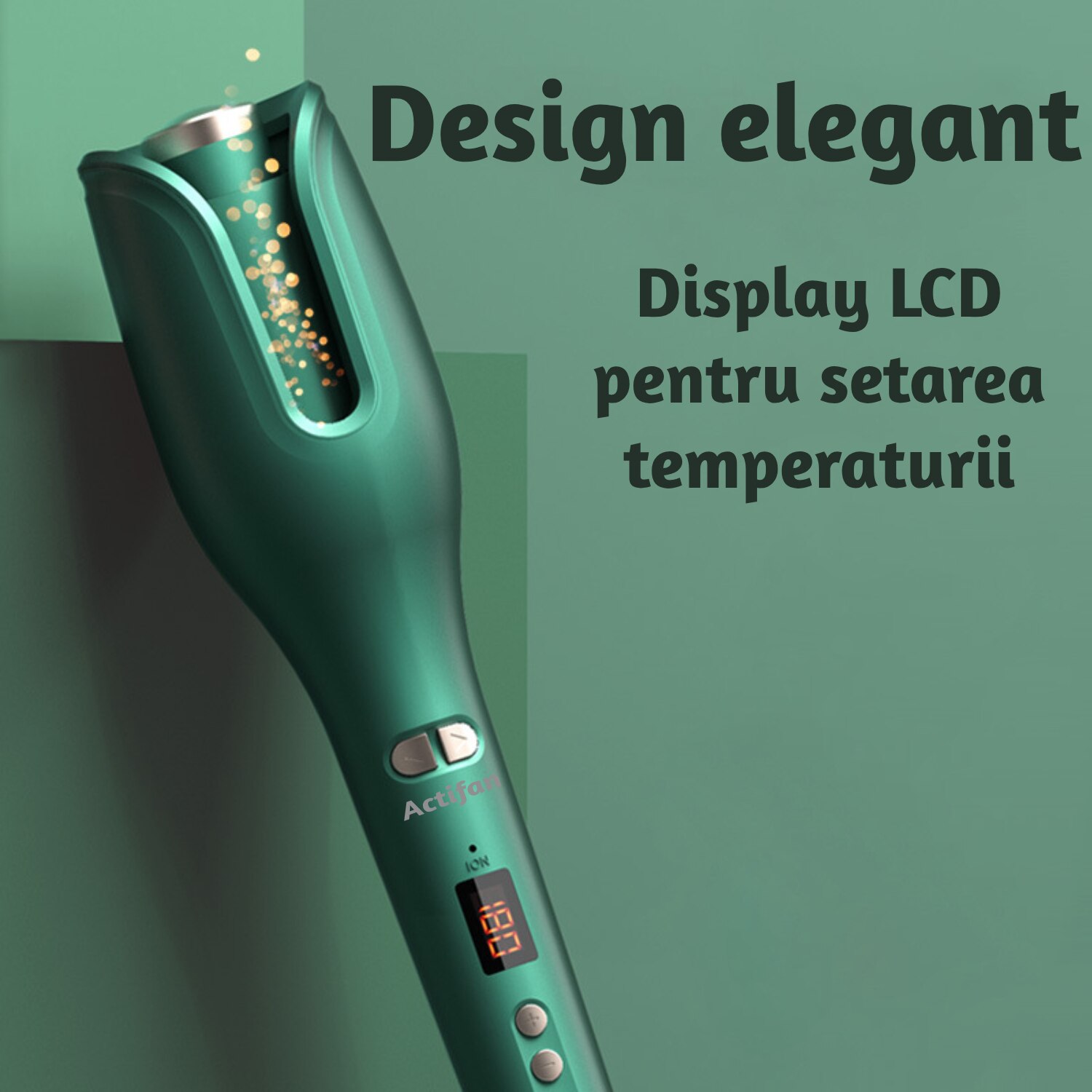 Ondulator automat de par Actifan, cu ioni negativi, pentru femei, cu ...