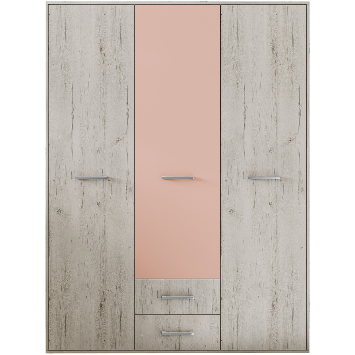 Dulap/Dressing Irim Yoo, 150x52x200 cm, PAL, 3 usi, 2 sertare, Culoare ...