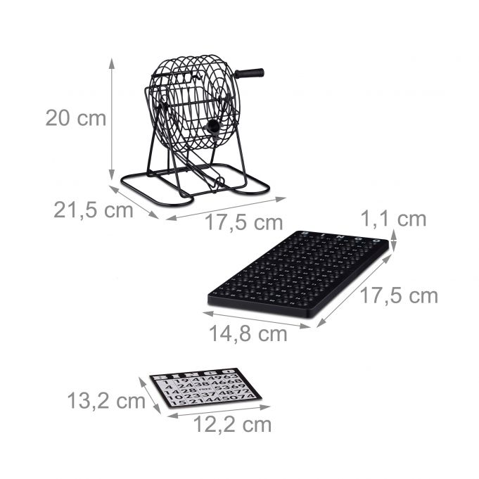 Joc Bingo 75 bile, Relaxdays, 18 bilete - eMAG.ro
