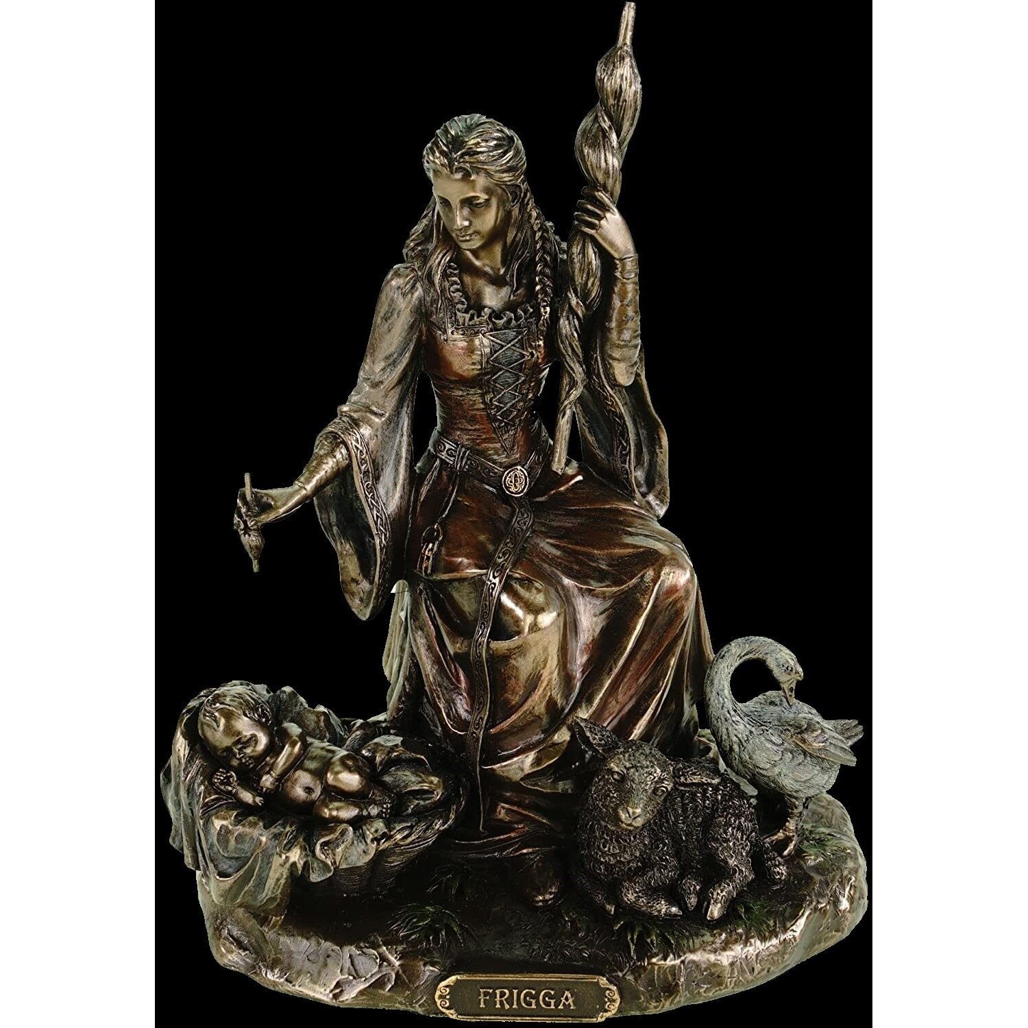 Figurina, zeita nordica a iubirii, a casatoriei si a familiei, din rasina, WU76987A4 - eMAG.ro