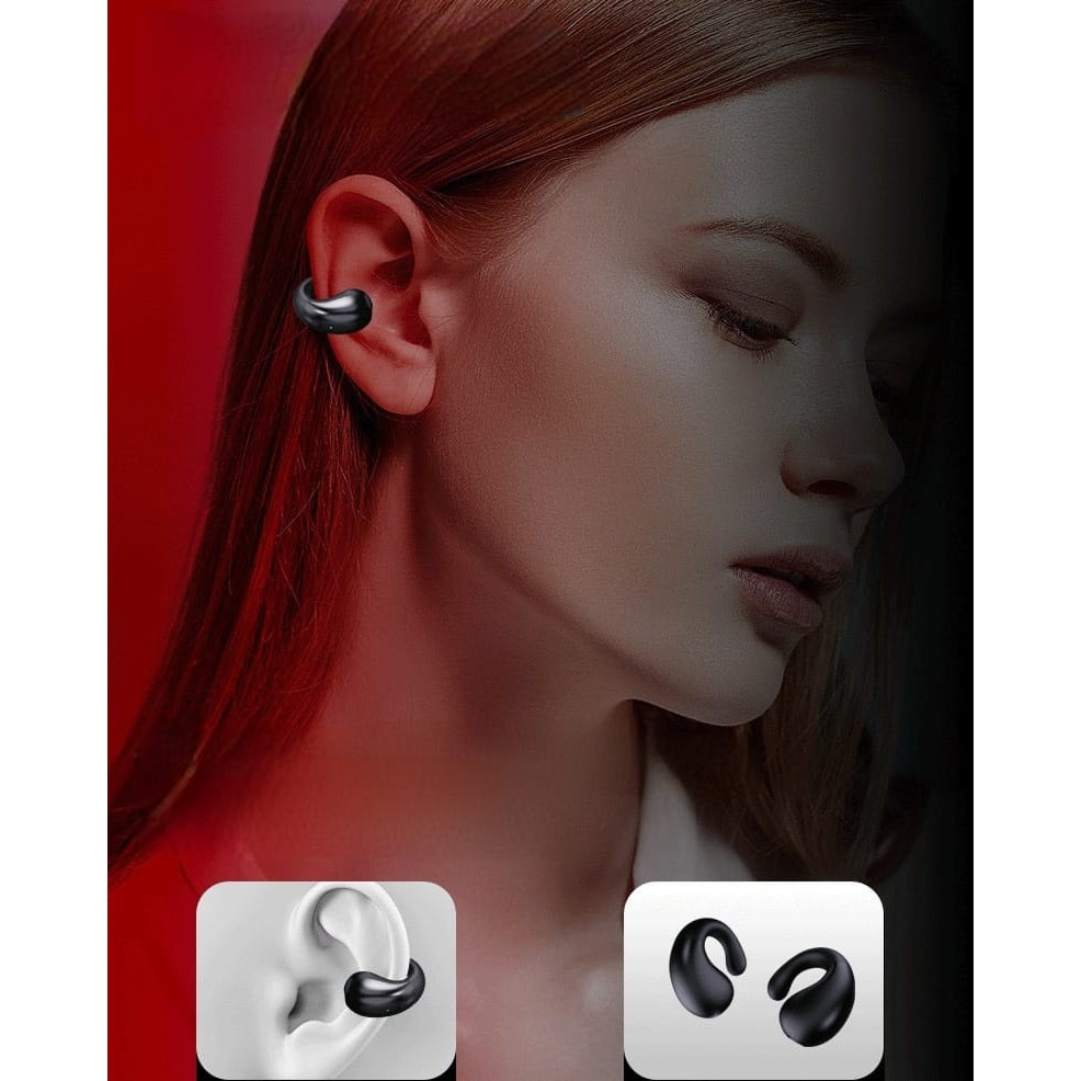 Casti wireless bluetooth, clip pentru ureche, audio, in ear, fara fir ...