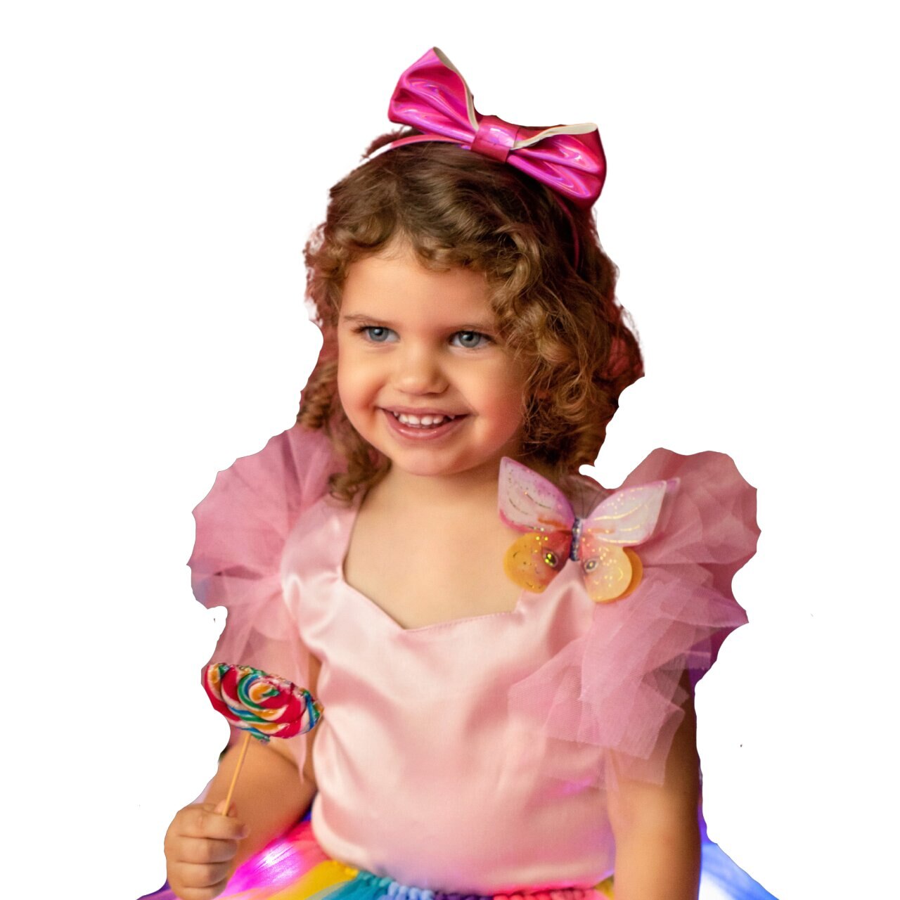 Bluzita din tafta, Fluturas, Roz - eMAG.ro