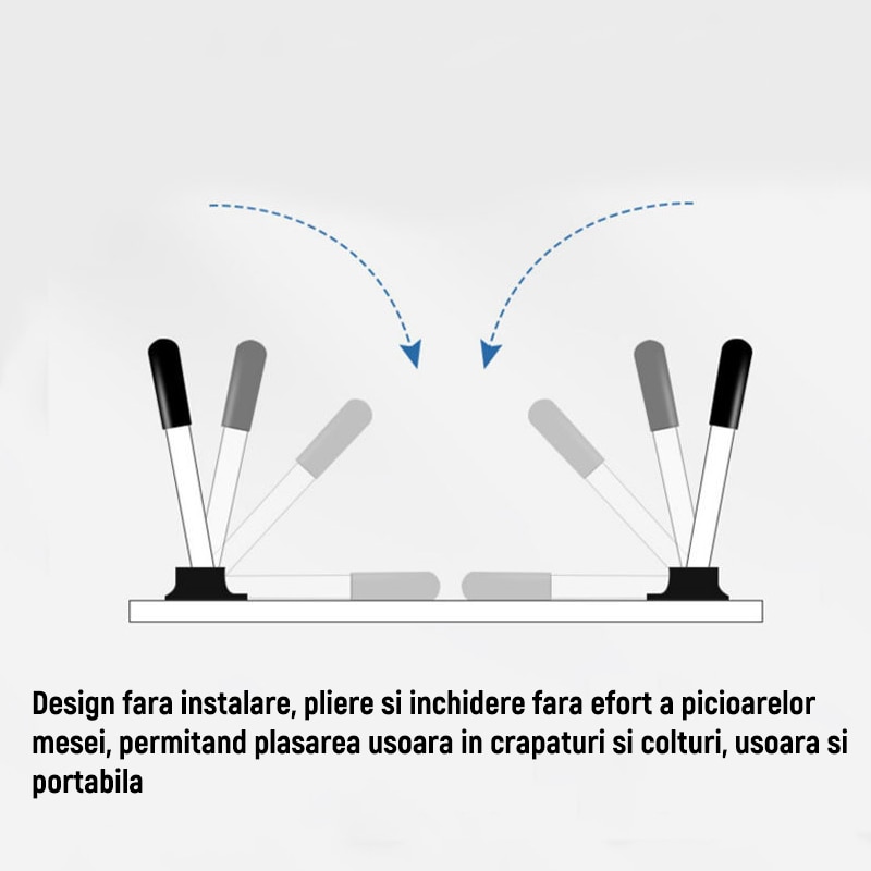 Masa Pliabila MultiFunctionala, Sundiguer, Suport pentru pahare cu slot ...