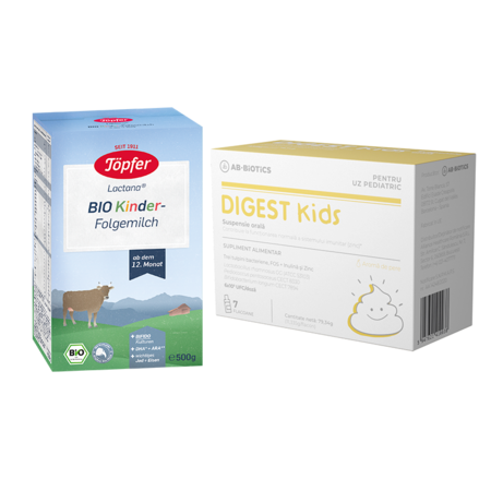 Pachet Formula de lapte Topfer BIO Kinder Organic Follow-on milk 500g ...