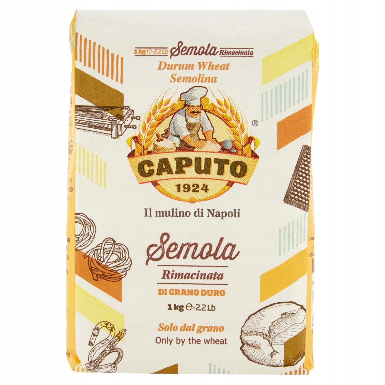 Olasz búzaliszt Semola Rimacinata, Caputo, 1 kg - eMAG.hu