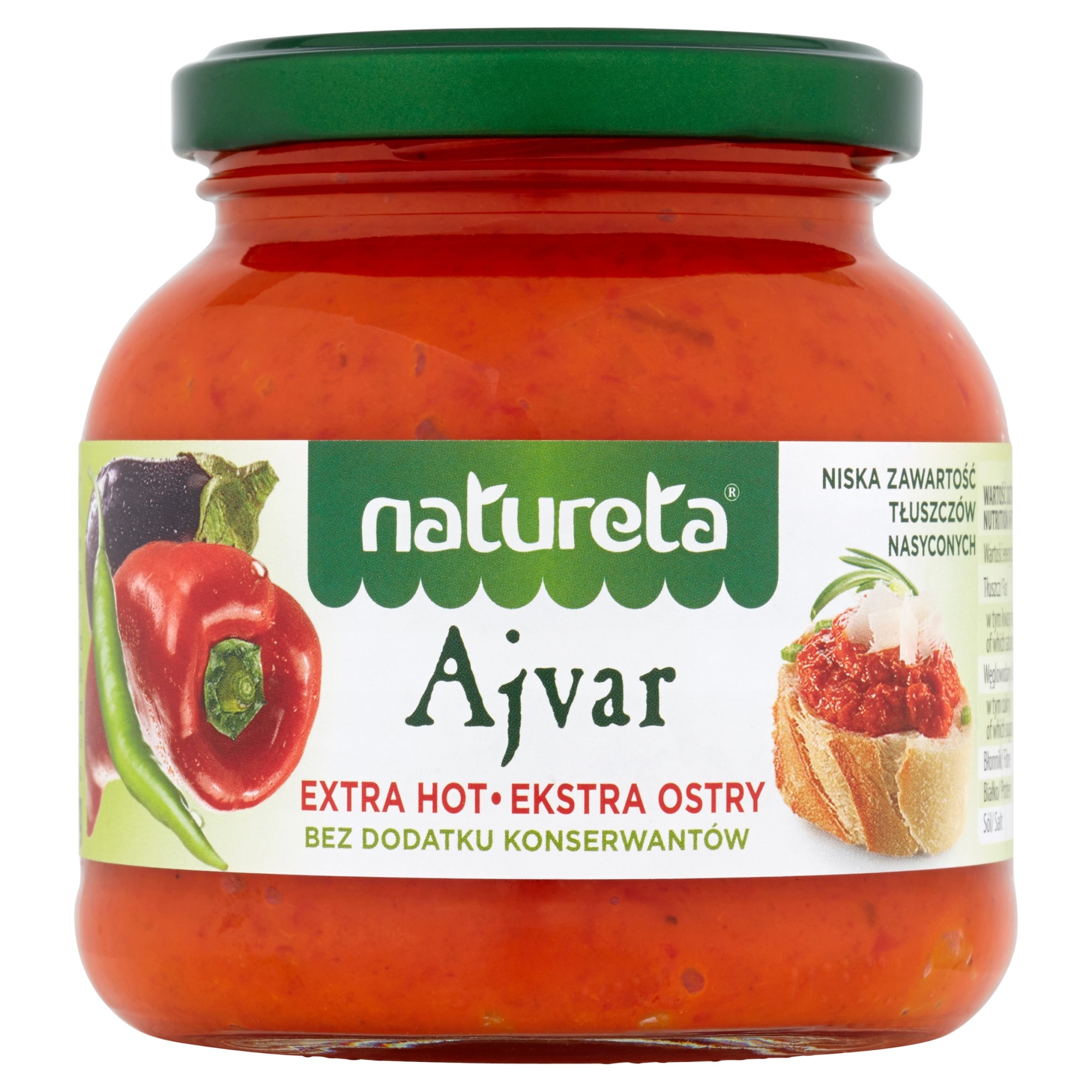 Pasta de ardei iute si vinete, Natureta, 290 g, Multicolor - eMAG.ro