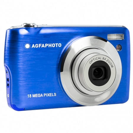 Aparat foto digital, Agfa, 18 MP, Zoom digital 8x, Video HD, Albastru ...
