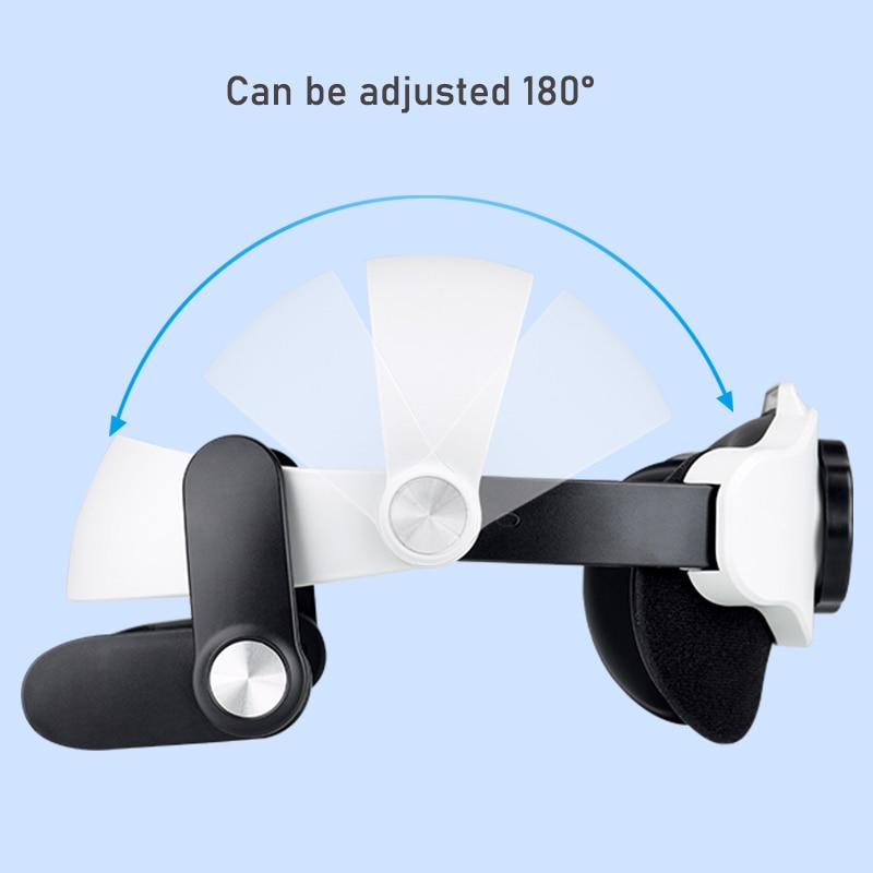 Accesoriu pentru ochelari VR, Compatibil cu Oculus Quest 2, Alb/Negru ...