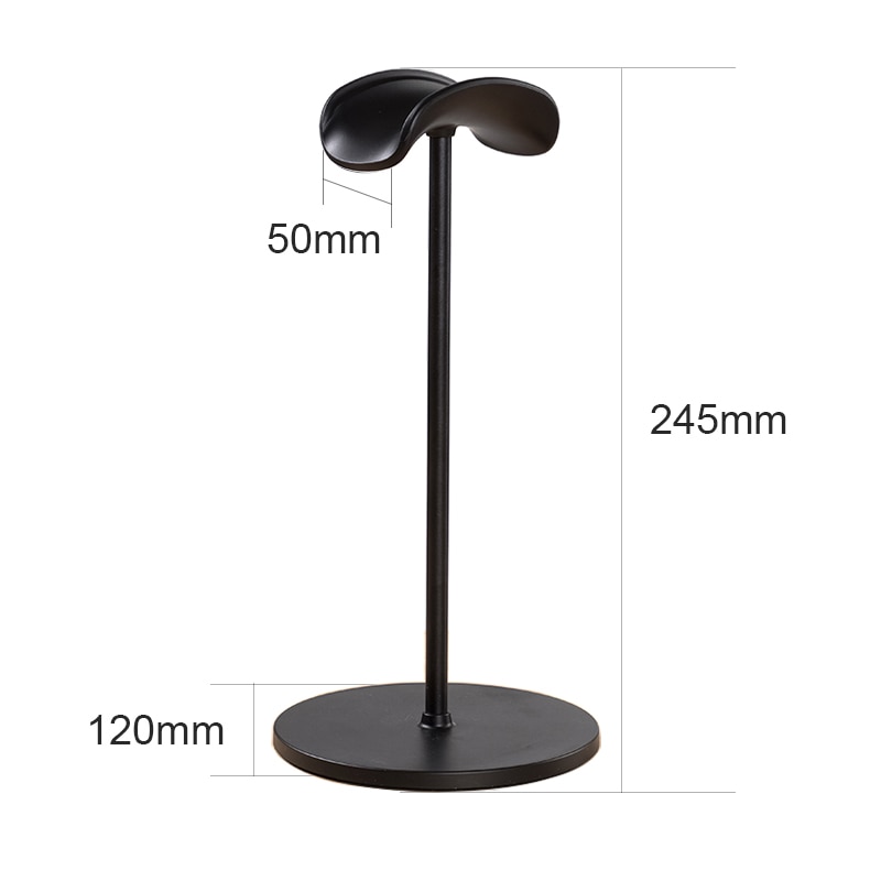 Suport casti, Aliaj de aluminiu/ABS, Negru - eMAG.ro