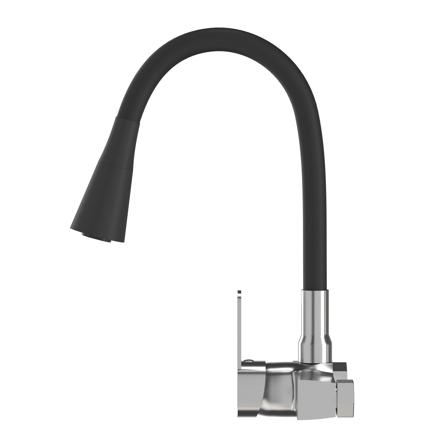 Смесител за кухня, Гранит, ABS, Черен - eMAG.bg