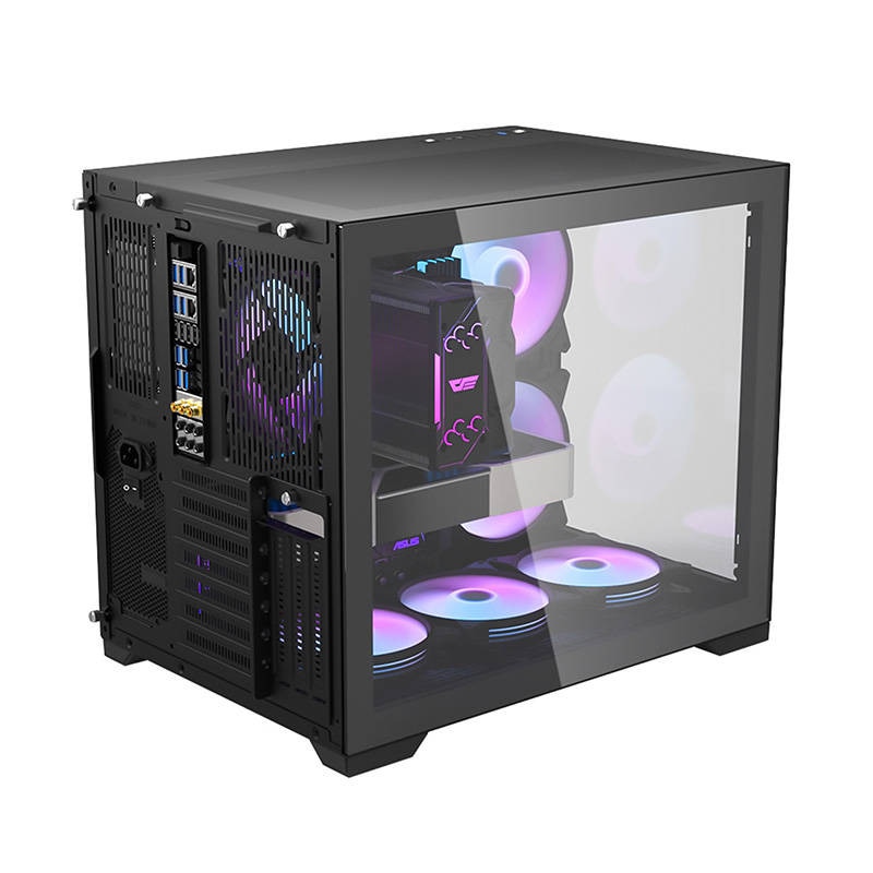 Carcasa computer Darkflash C305 ATX (negru) - eMAG.ro