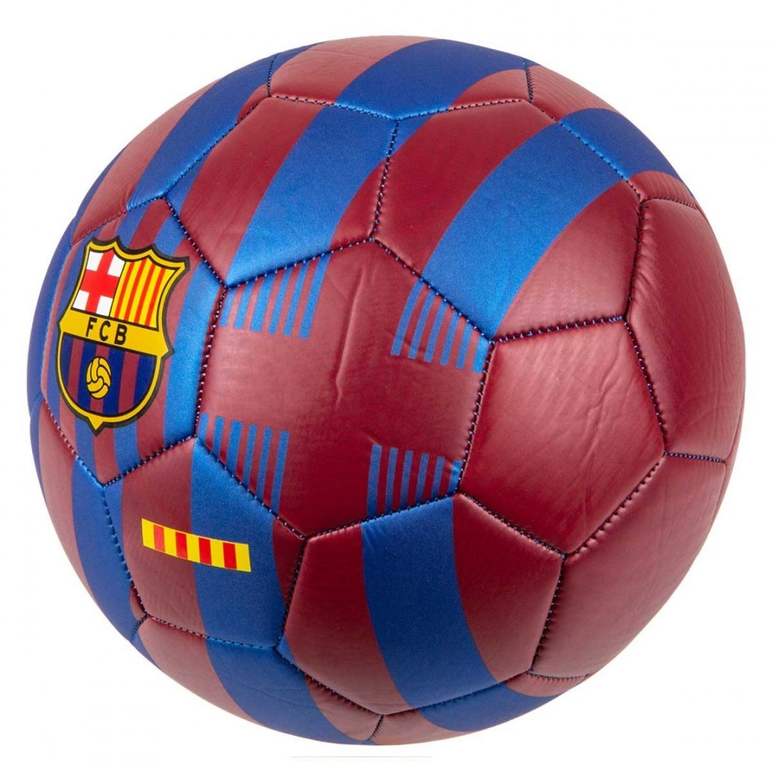 Minge fotbal, FC Barcelona, Poliester, Multicolor, 5 - eMAG.ro
