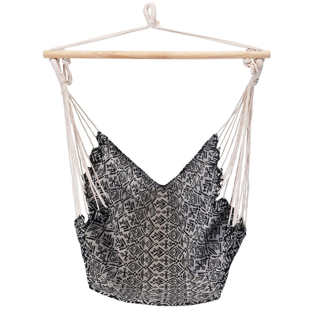 Hamac brazilian, agatat, Vilde, Negru - eMAG.ro