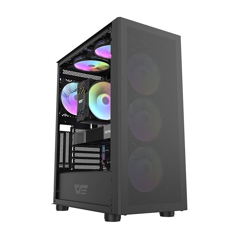 Carcasa computer Darkflash DLC29 Mesh (negru) - eMAG.ro