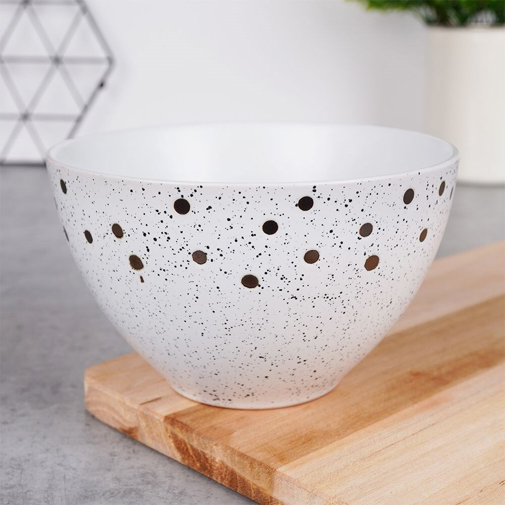 Bol, Siaki Collection, Ceramica, Alb, 14,5 cm, 750 ml - eMAG.ro