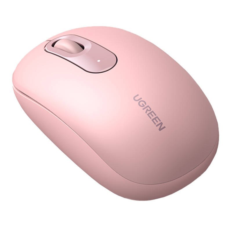 Mouse fara fir UGREEN 90686 2.4G, Roz - eMAG.ro