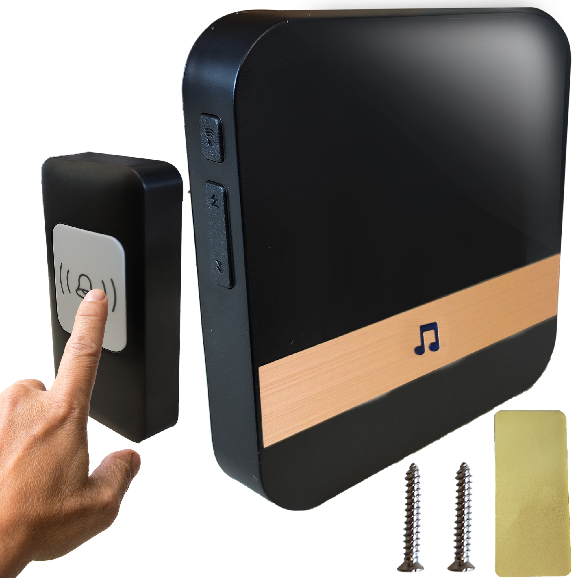 Sonerie Fara Fir/Wireless cu Distanta 300m, 52 Melodii, 4 Trepte Volum ...