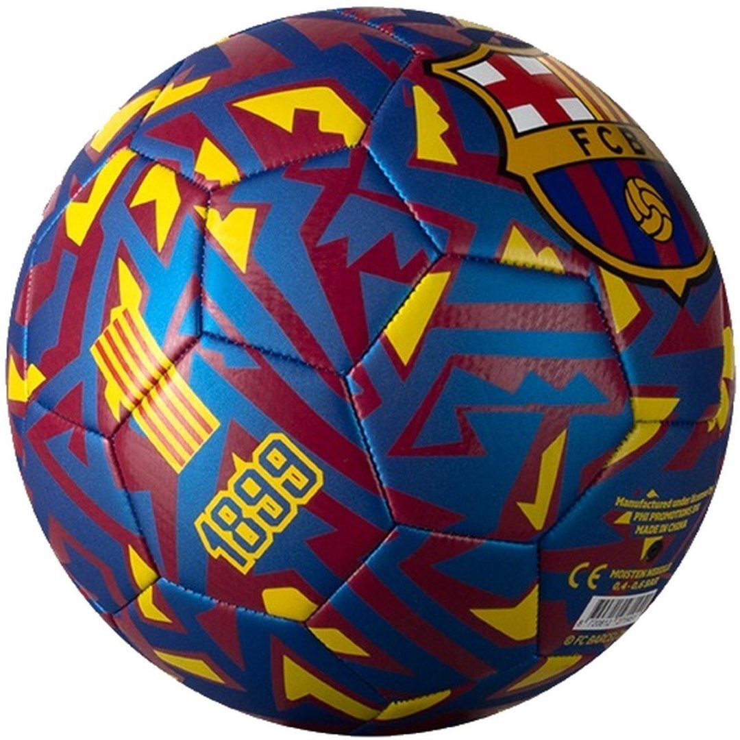 Minge fotbal, FC Barcelona, Plastic, Multicolor, 5 - eMAG.ro