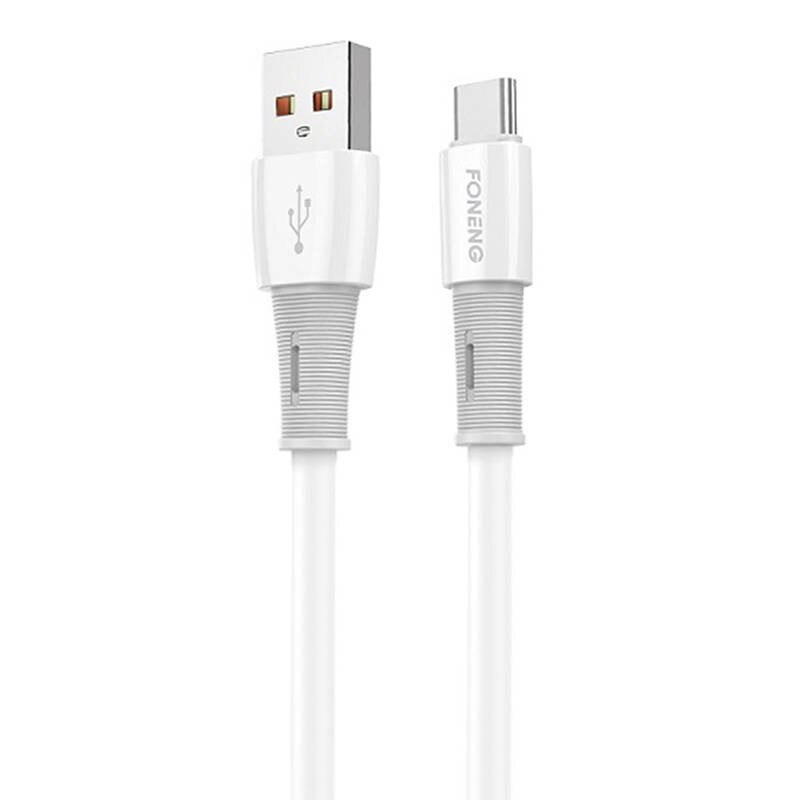 Foneng Cable USB to USB-C, x86 3A, 1.2m (white) - eMAG.hu