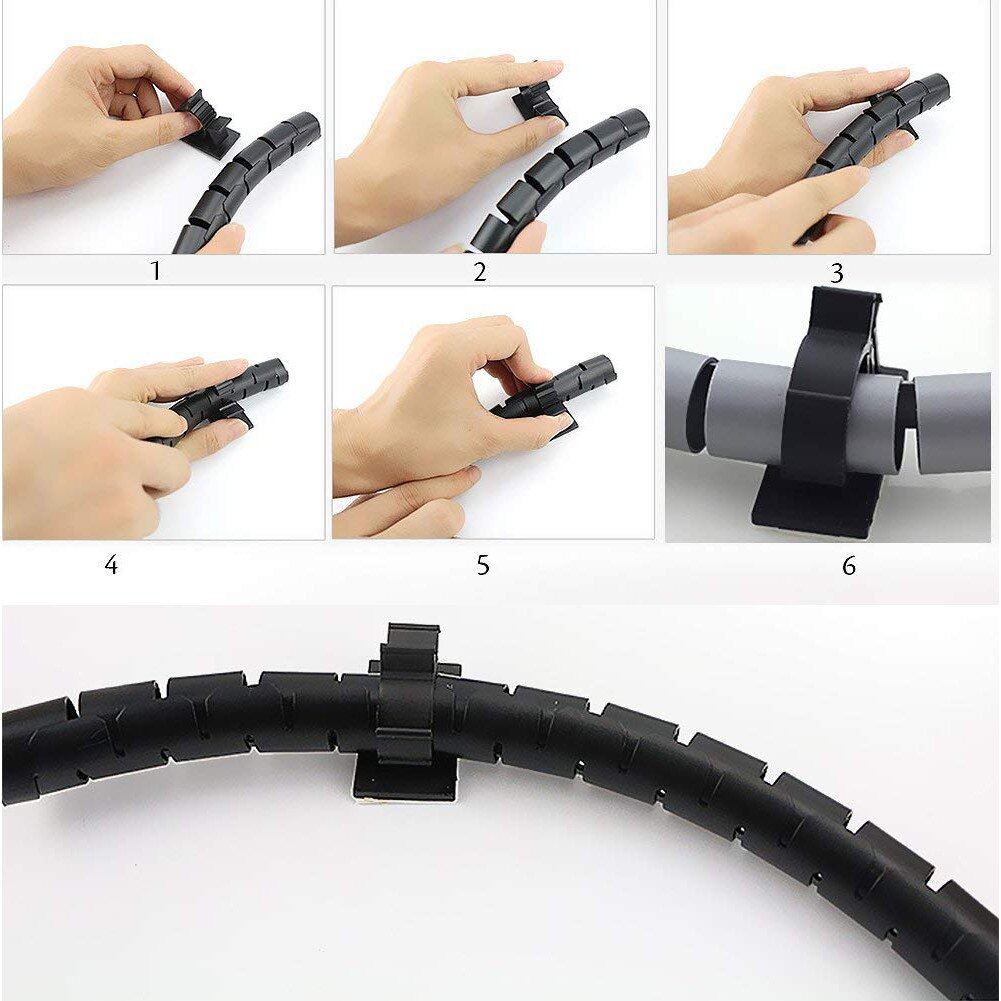 Set cleme pentru cabluri, 60 Bucati, Negru - eMAG.ro