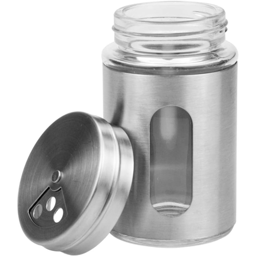 Set 10 borcane de condimente, Longziming, 100 ml, Gri - eMAG.ro