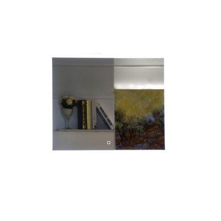 Огледало Inter Ceramic Жара ICL 1498, За баня, LED Осветление, Touch ...