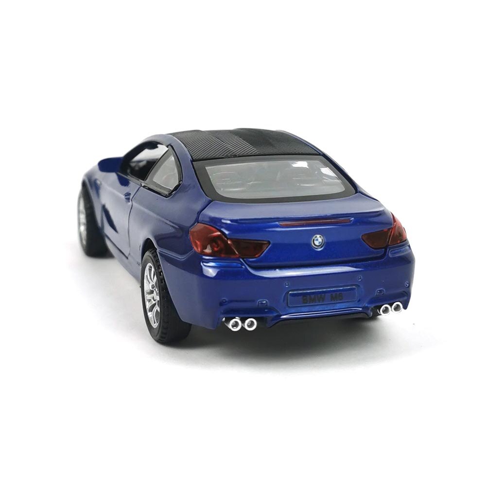 Метална количка BMW M6,1:32, Синя, Без опаковка - eMAG.bg