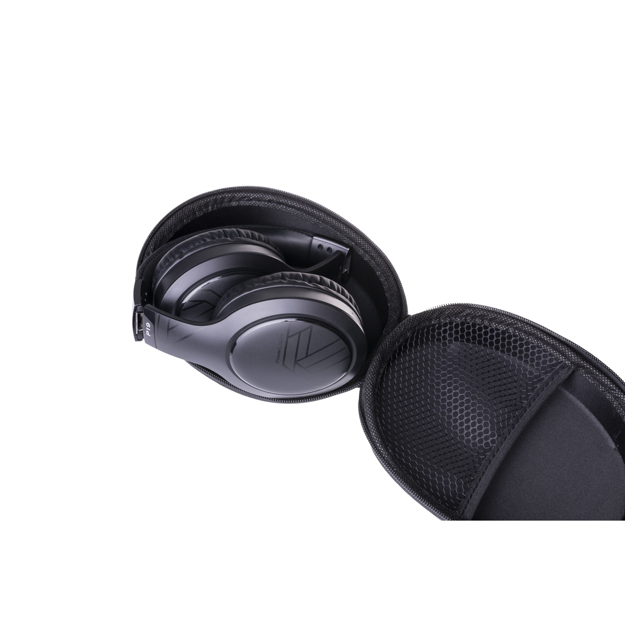 Casti Bluetooth PowerLocus P19, Negru - eMAG.ro