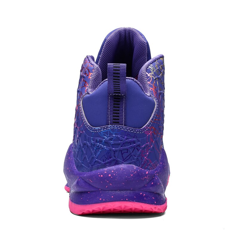 Pantofi Sport pentru baschet MBrands, mov si pereche sosete - 45 - eMAG.ro