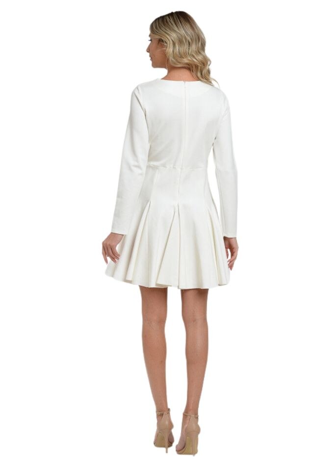 Rochie mini casual Giorgal alba Clara 38EU - eMAG.ro