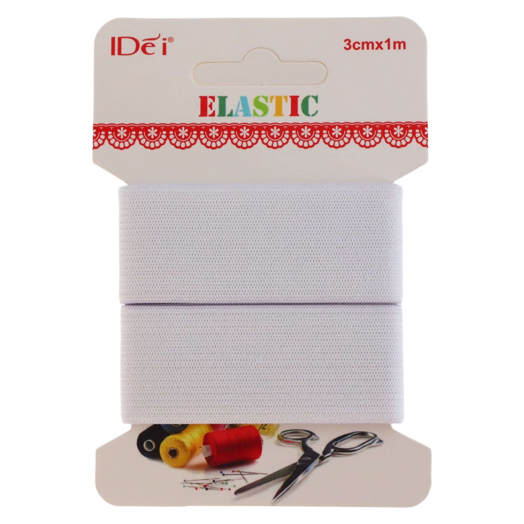 Elastic, NO43334,3 cm x 1 M, Alb - eMAG.ro