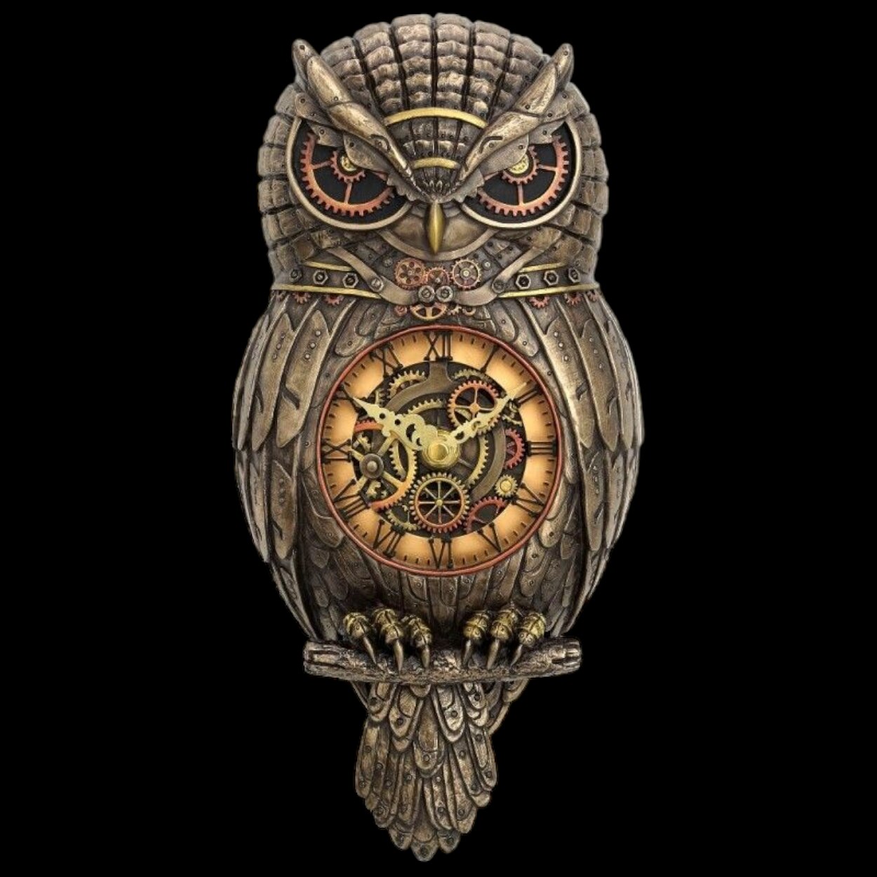 Ceas, Bufnita Steampunk, din Rasina, WU77195A4 - eMAG.ro