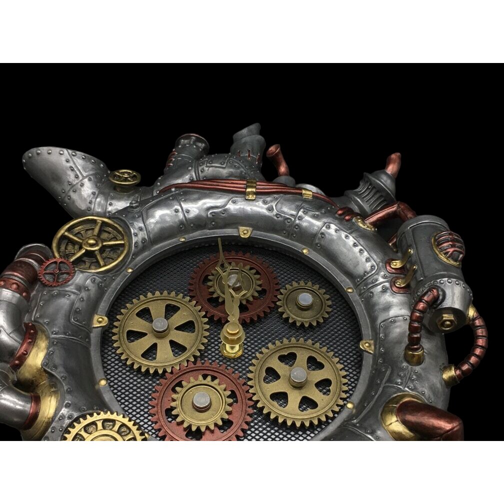 Ceas, Steampunk, de Culoare argintie, din Rasina, WU77199V8 - eMAG.ro