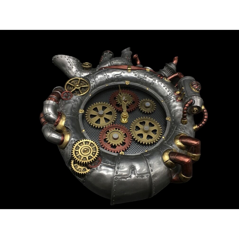 Ceas, Steampunk, de Culoare argintie, din Rasina, WU77199V8 - eMAG.ro