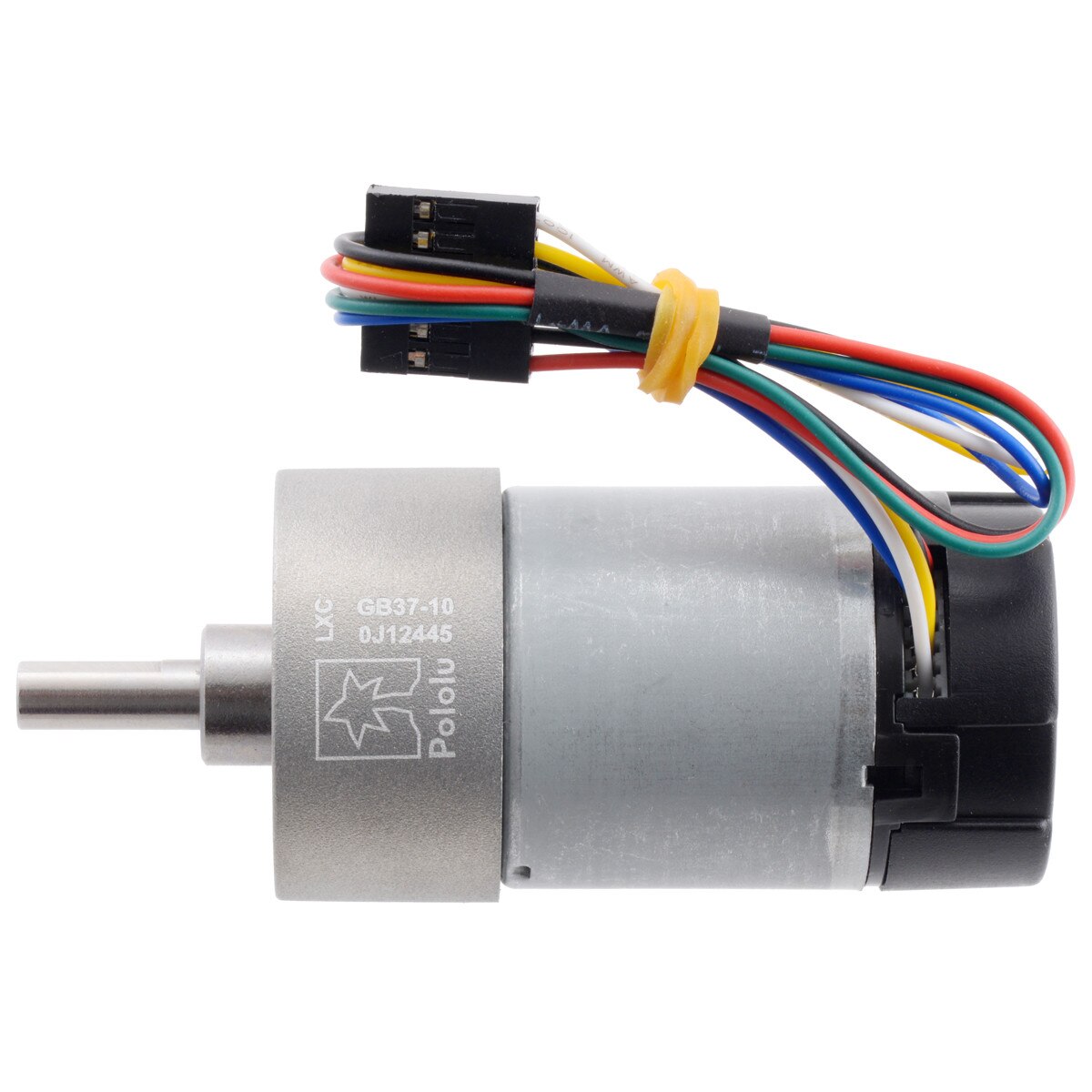 Motor electric metalic, Polulu, 10:1,37Dx65L, 12V, pinion elicoidal ...