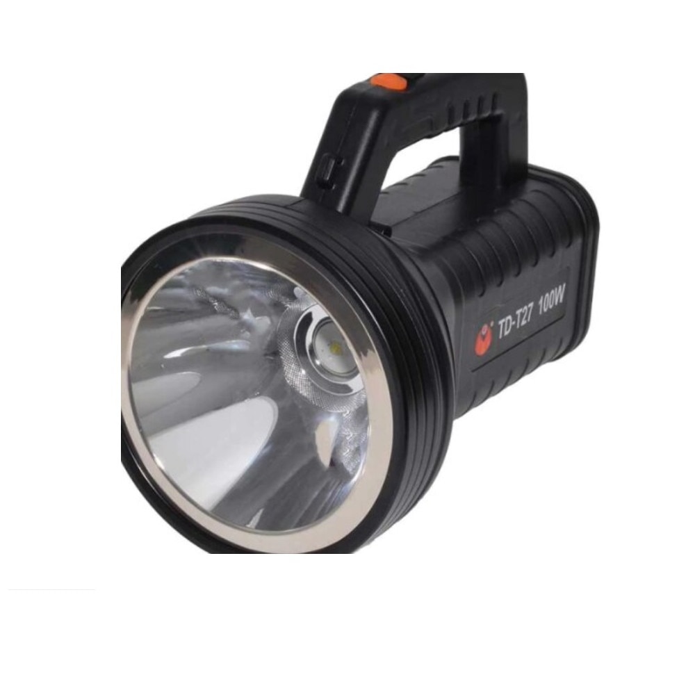 Lanterna cu LED 100 W, 1500 lm, Acumulator Li-ion 6000 mAH, Plastic ABS ...