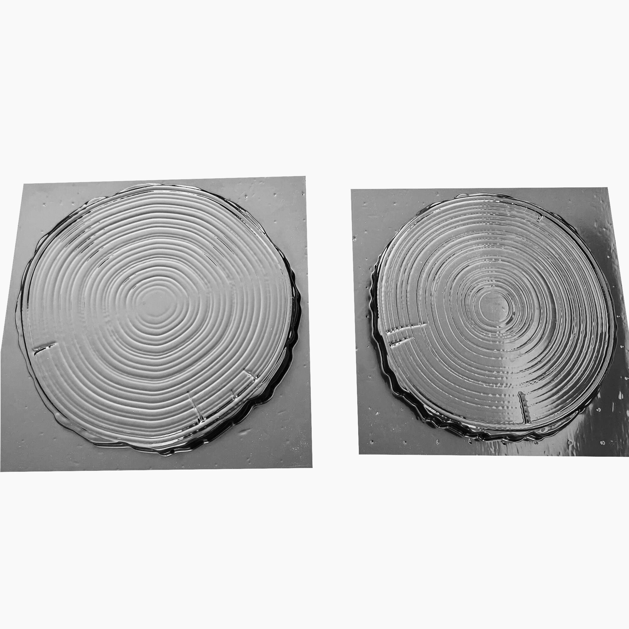 Set 2 buc. Matrite dale gradina, model Scoarta de Copac, plastic ABS ...
