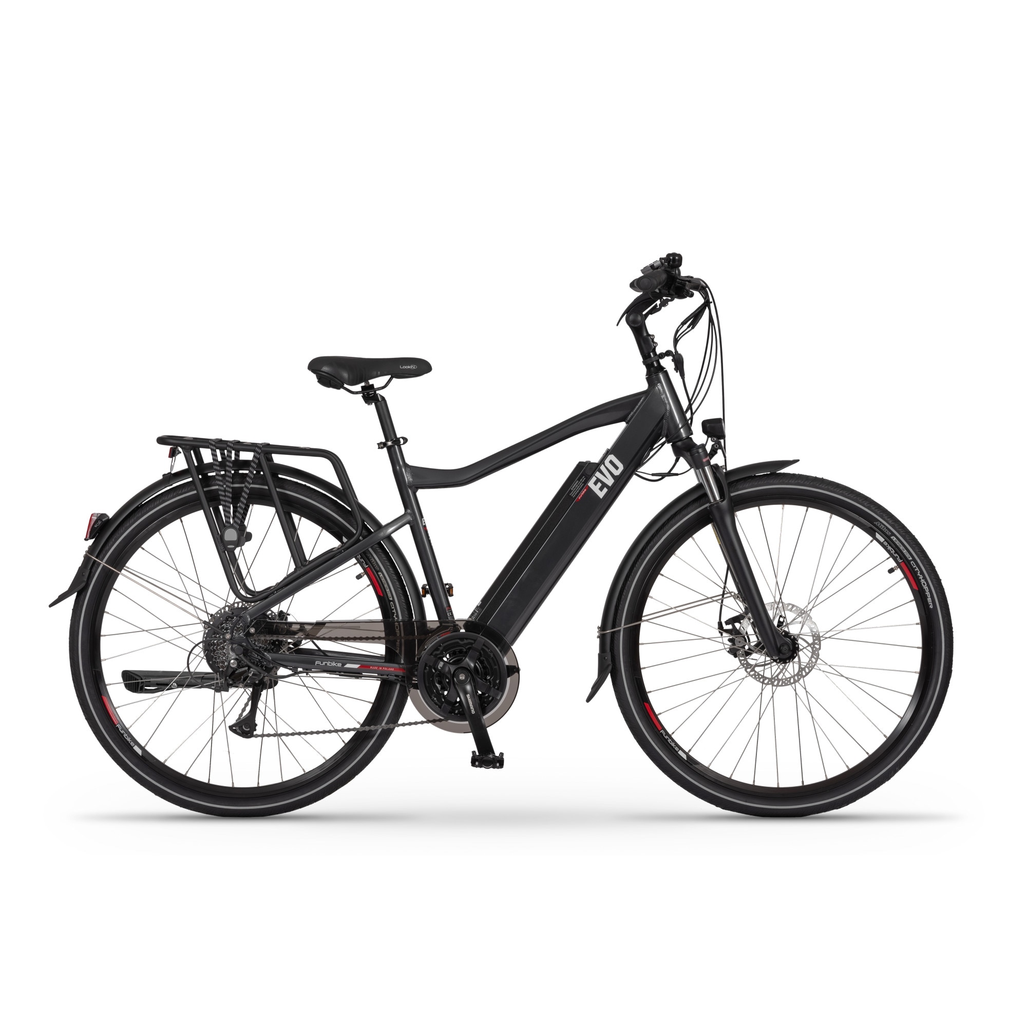 Bicicleta electrica Funbike EVO, Cadru 20", Negru - eMAG.ro