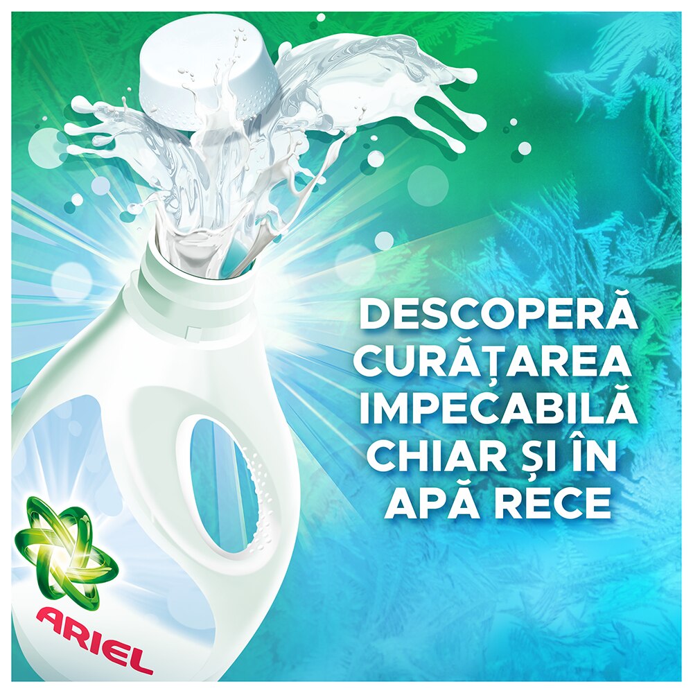 Течен перилен препарат Ariel Sensitive Skin, 40 изпирания, 2 л - eMAG.bg