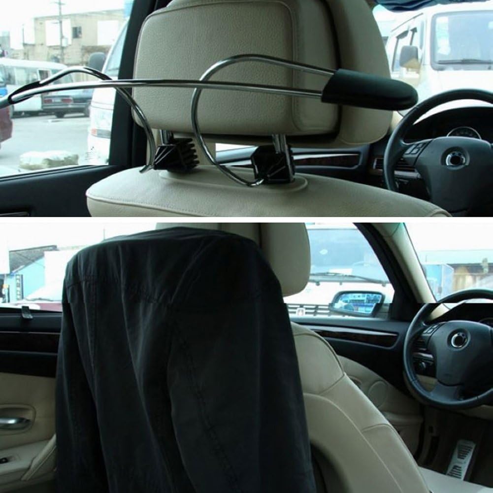 Umeras pentru tetiera auto din otel, universal, antialunecare, argintiu ...