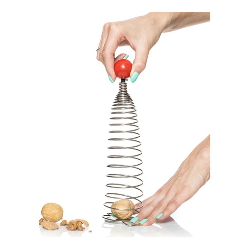 Spargator de Nuci Rapid cu Arc din Otel Inoxidabil VENTLEX, cu Suport ...
