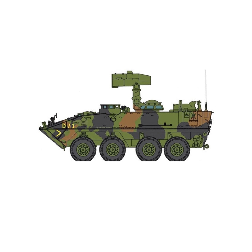 Macheta Militara de construit Italeri LAV-25 AT Mortar Carrier 1:35 ITA ...