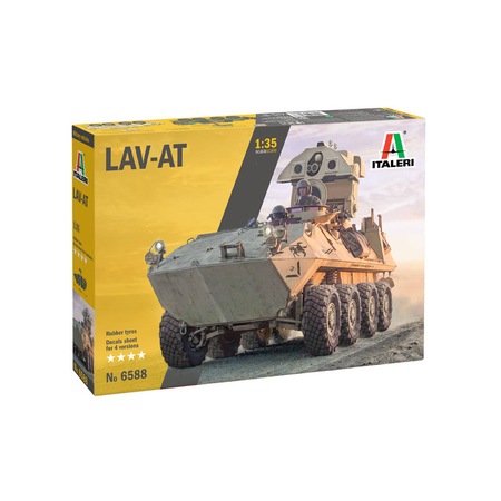 Macheta Militara de construit Italeri LAV-25 AT Mortar Carrier 1:35 ITA ...