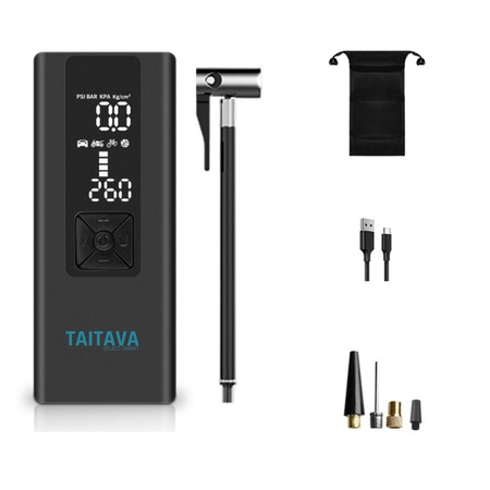 Mini compresor auto TAITAVA, pompa electrica reincarcabila de umflat ...