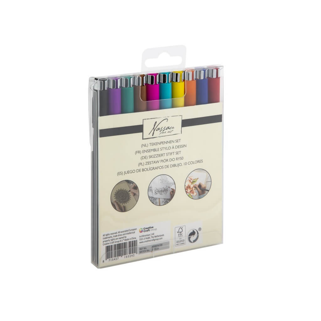 Set 10 linere colorate 0.4 mm - eMAG.ro