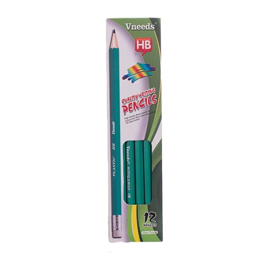 Set creioane cu guma VNEEDS PREMIUM, 12 buc, verde - eMAG.ro