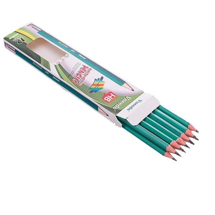 Set creioane cu guma VNEEDS PREMIUM, 12 buc, verde - eMAG.ro